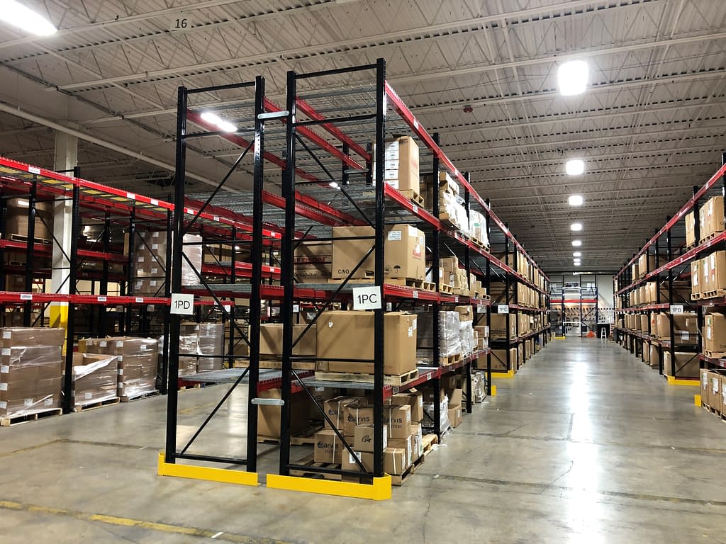 Warehouse LED Light Project | Conveyer & Caster