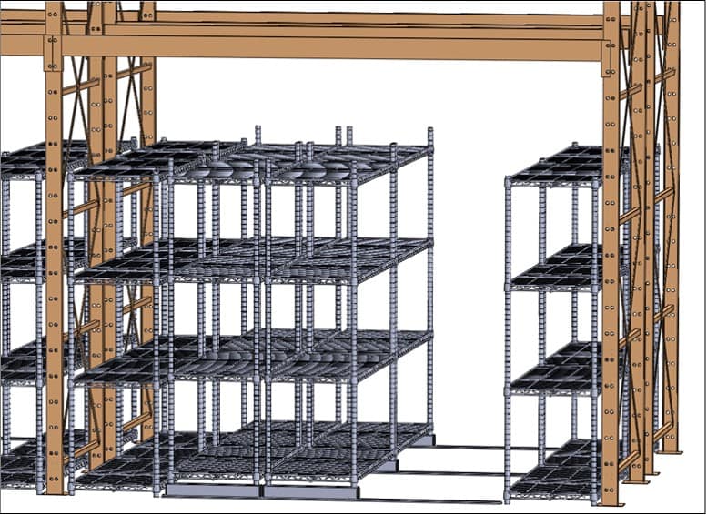 Custom Storage Solution: High-Density Sliding Track System | Conveyer ...